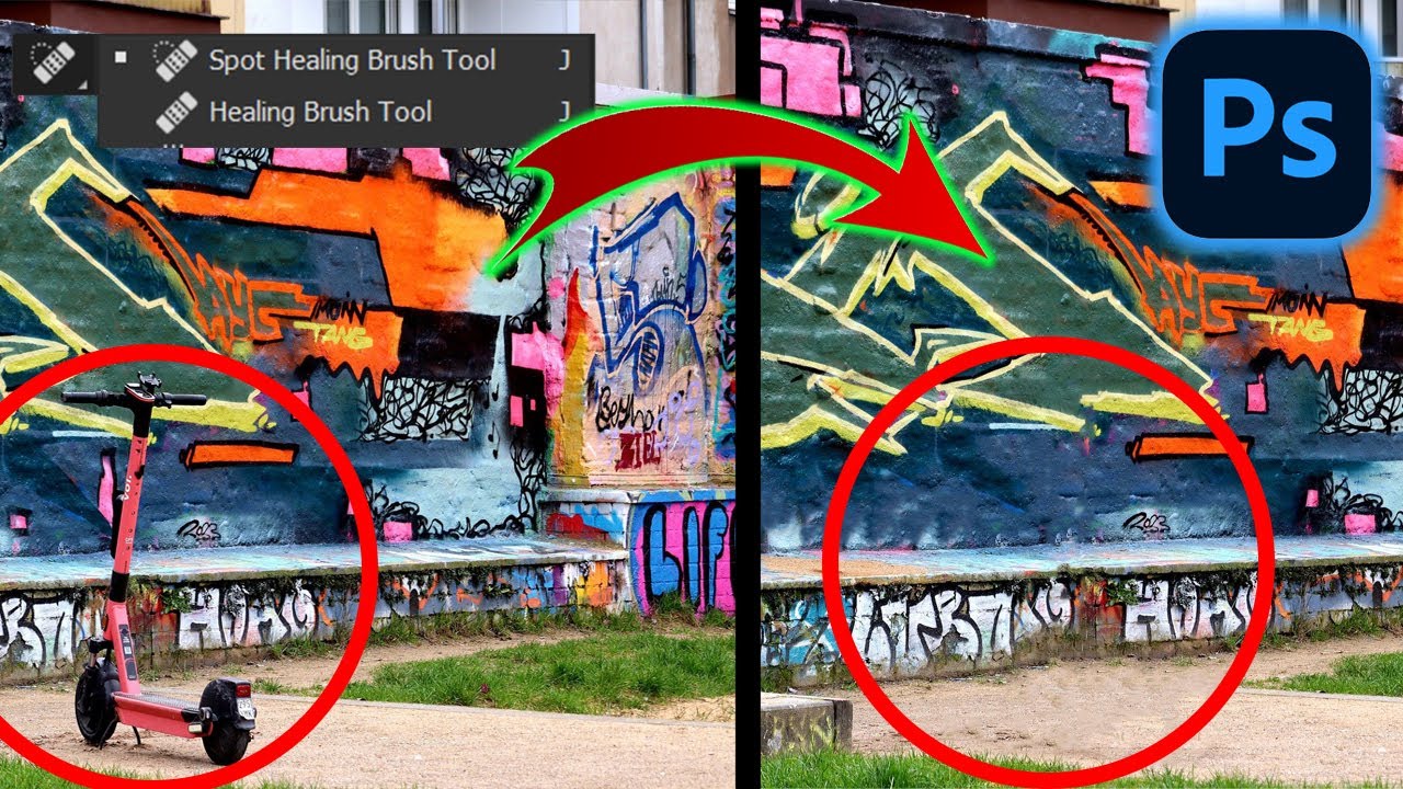 Removing Parts of Pictures With Both Healing Brush Tools in Photoshop ...