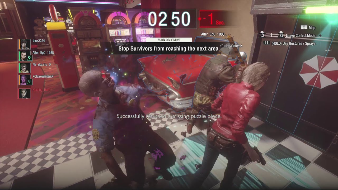 They pushed for it! RE resistance PS4 MM game play. Annette 93. - YouTube