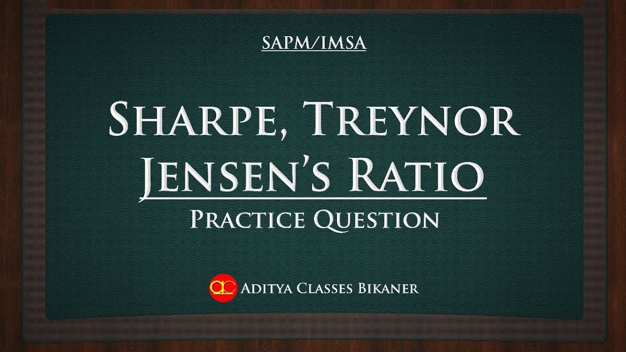 📊 Portfolio Evaluation: Sharpe, Treynor, and Jensen's Ratios Explained ...