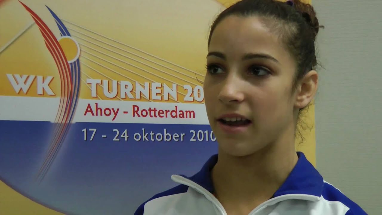 Alexandra Raisman Interview - After Podium Training - 2010 World ...