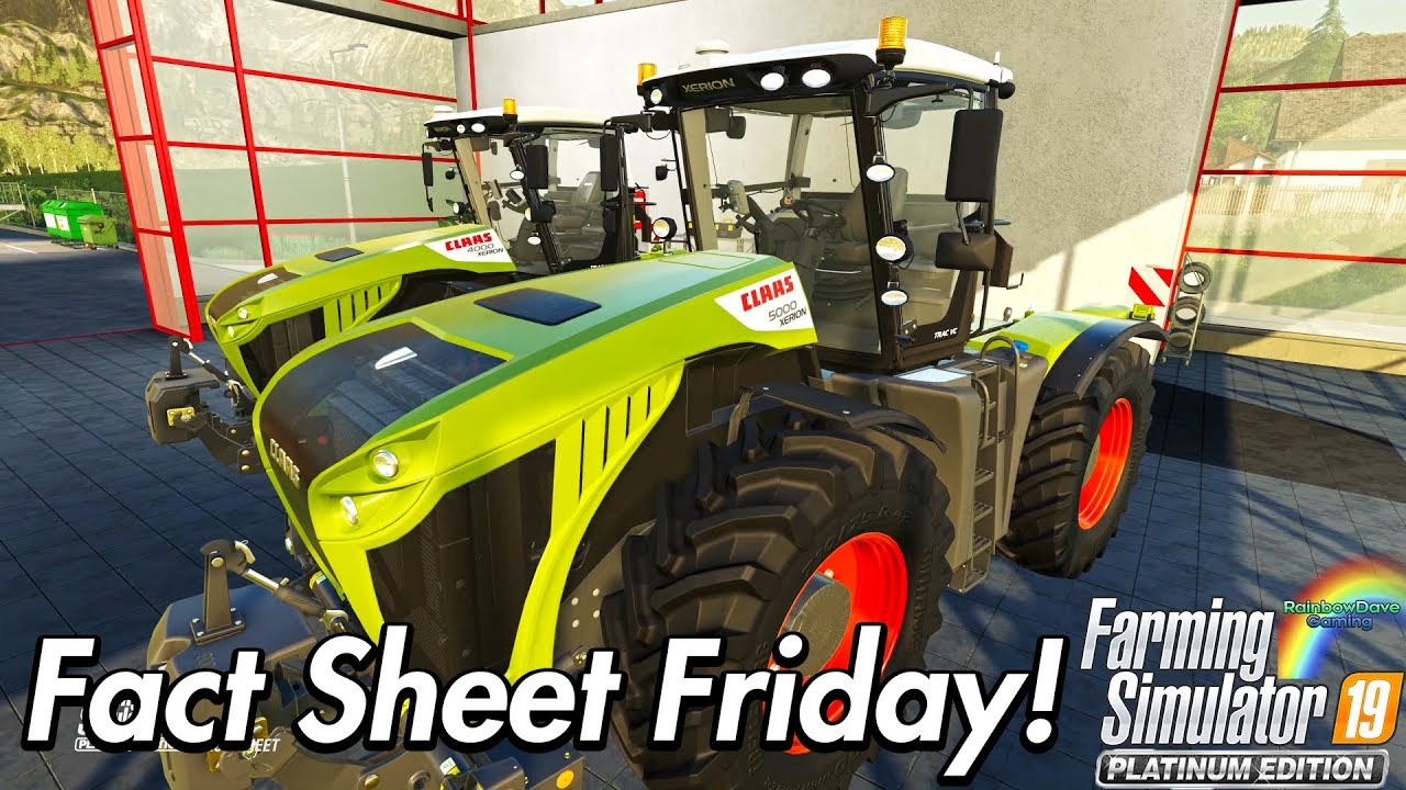 Farming Simulator 19 Platinum - Fact Sheet Friday #5 - YouTube