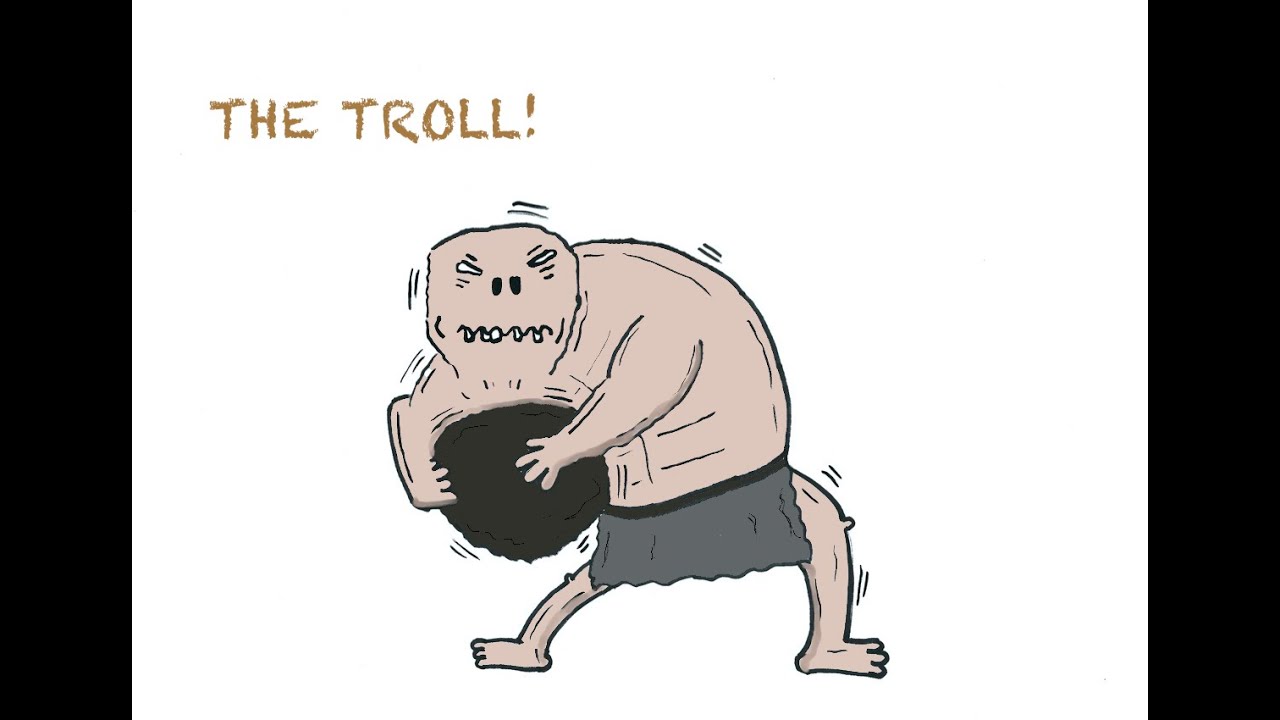 Drawing with Juni #135: How to draw a Troll | Mythical Creature - YouTube