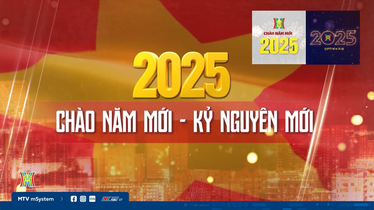 HanoiTV (Đài Hà Nội) | Hình hiệu Chào năm mới 2025 - YouTube
