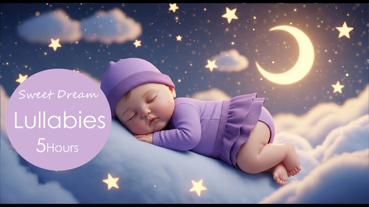 🍼 5 Hours of Soothing Music for Deep Sleep | Mozart Lullabies for ...