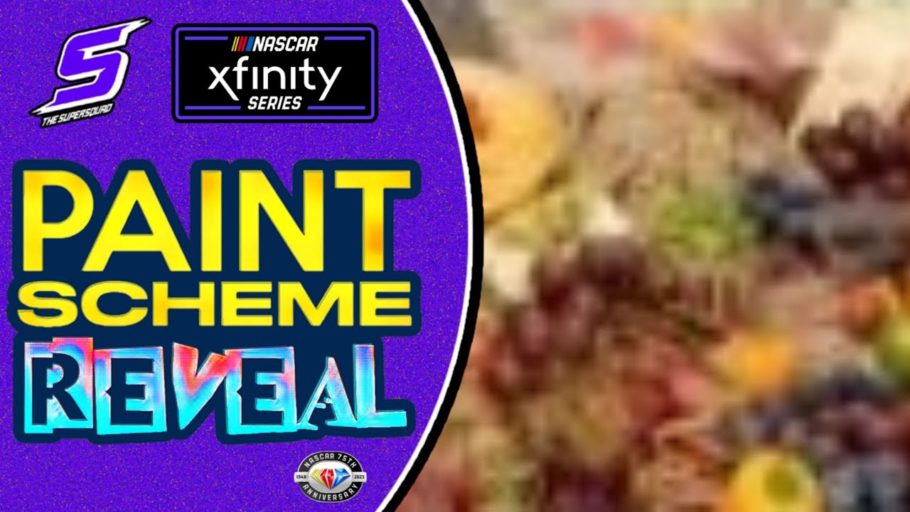 Xfinity Reveal: Garrett Smithley's 2023 #4 graze craze Paint Scheme ...