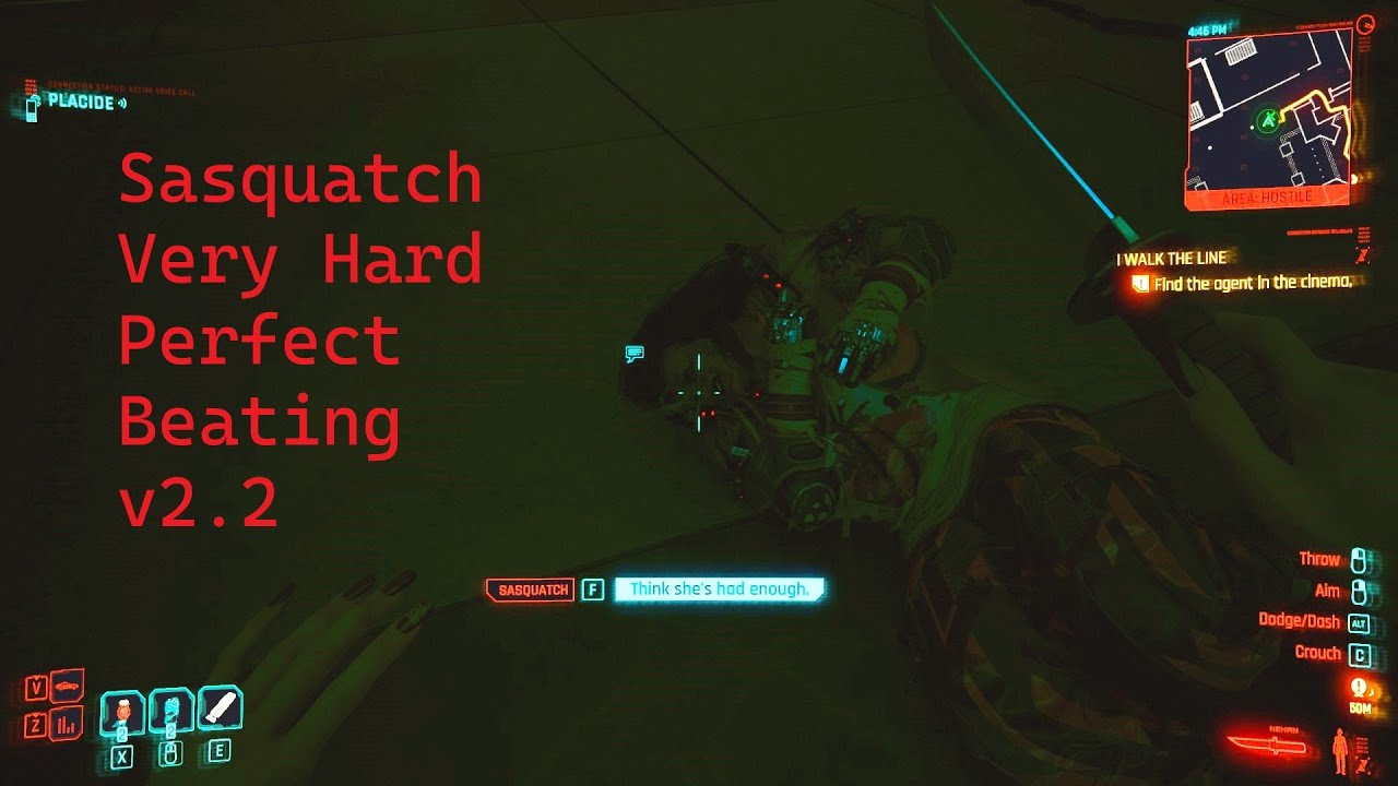 Cyberpunk 2077: Perfectly Beating Sasquatch (Matilda K. Rose) on Very ...