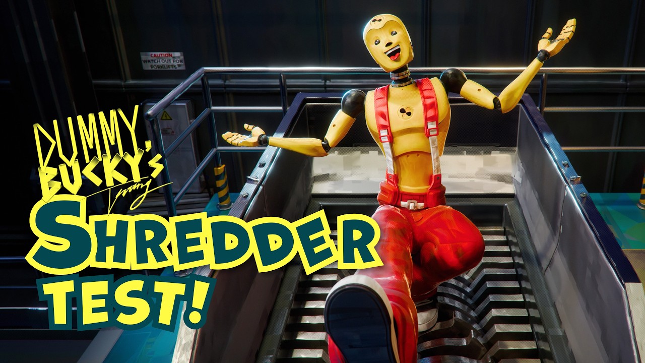 Dummy Bucky’s Shredder Test! - YouTube