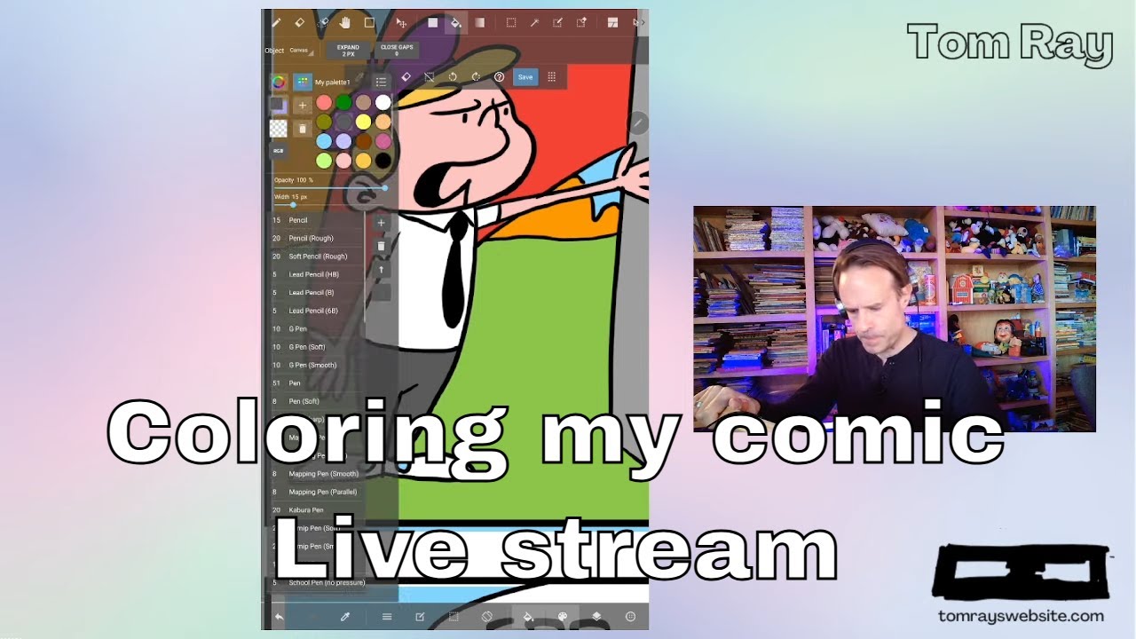 Drawing Comics with OTR: 20 Minutes of Suspense & Creativity! - YouTube