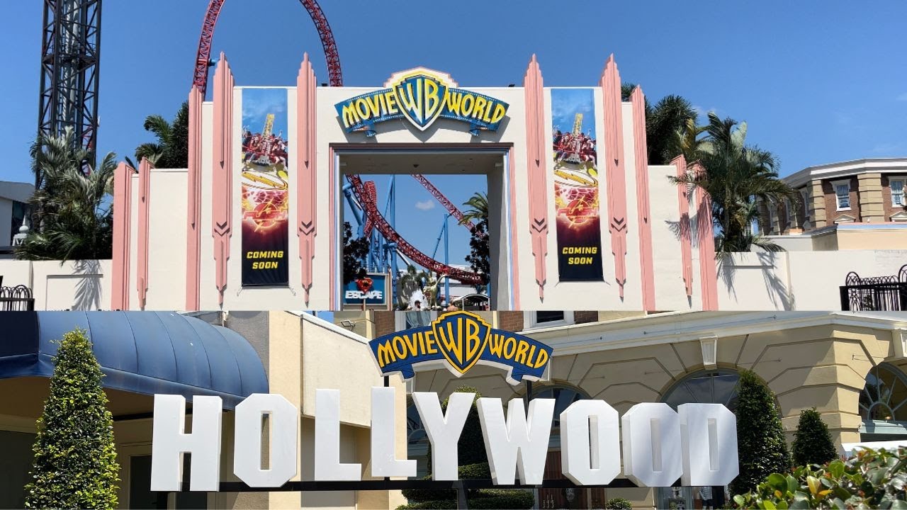 A QUICK TOUR TO WARNER BROS. MOVIE WORLD||GOLD COAST||THEME PARKS ...