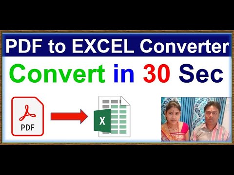 pdf to excel converter | how to convert pdf to excel without converter ...