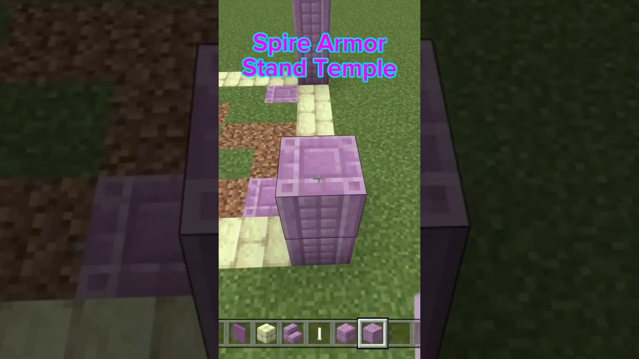 Spire Armor Stand Temple #Shorts - YouTube