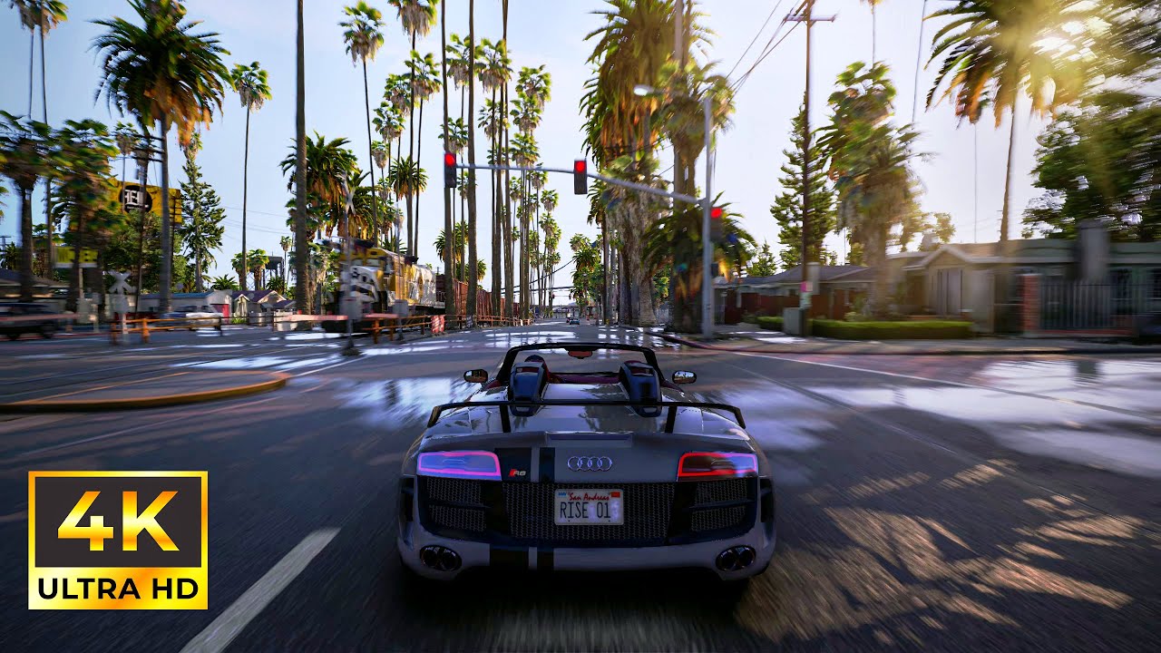 Most Realistic Graphics I've Ever Played in GTA 5 - YouTube