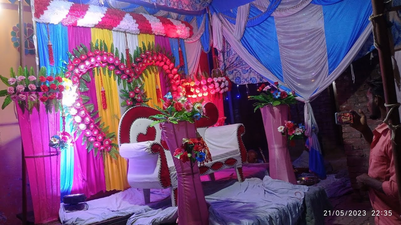 Stage Decoration For ( ️) Dil Model Manish Event Decoration 📱9336366739 ...