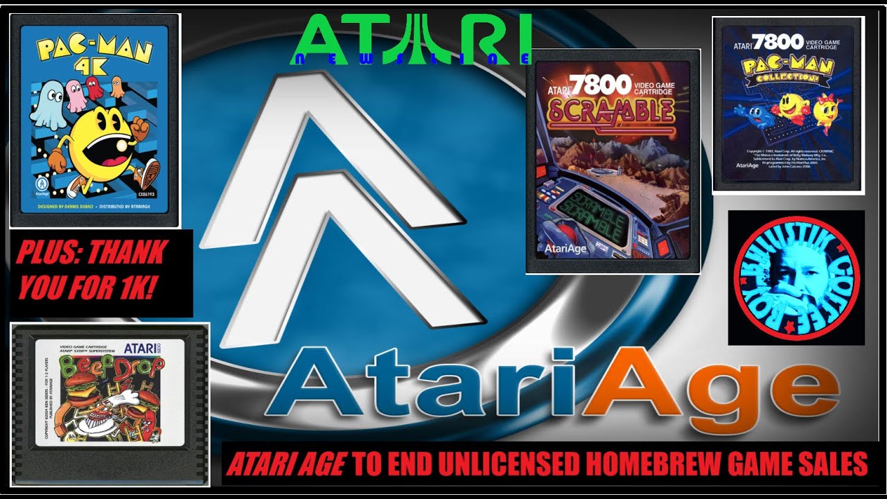 ATARI AGE To End Unlicensed Homebrew Game Sales! (Plus: Thank You For ...