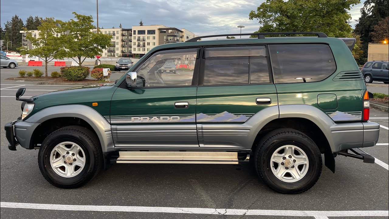 1996 Toyota Land Cruiser Prado AT 4WD full time 3.0L T- diesel ...
