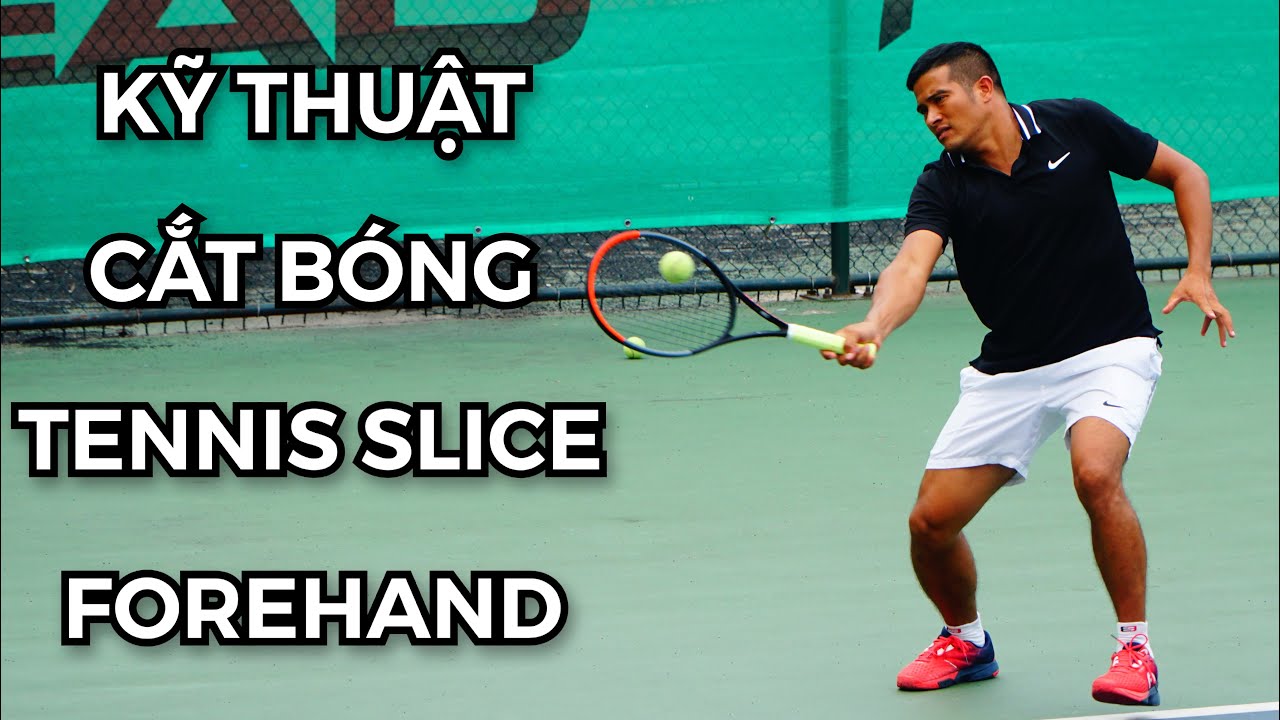 Dạy kỹ thuật slice Forehand trong tennis cơ bản | VNTA Academy - YouTube