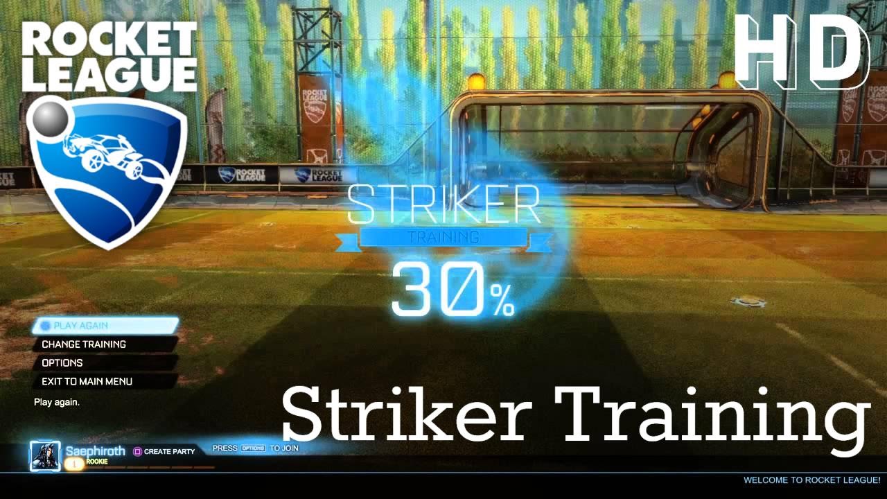 Rocket League - Striker Training - YouTube