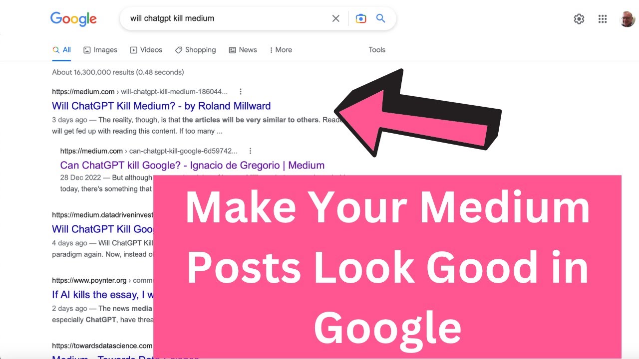 How to Make Medium Posts Look Better in Google Search Results - SEO ...