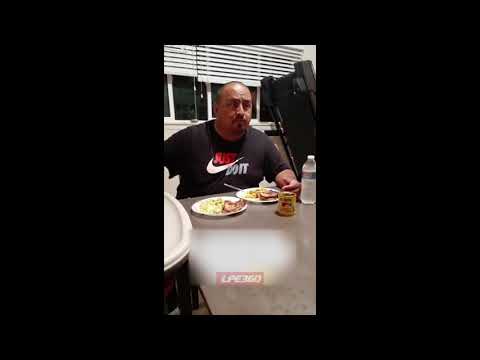 Shut up mom prank with dad eating