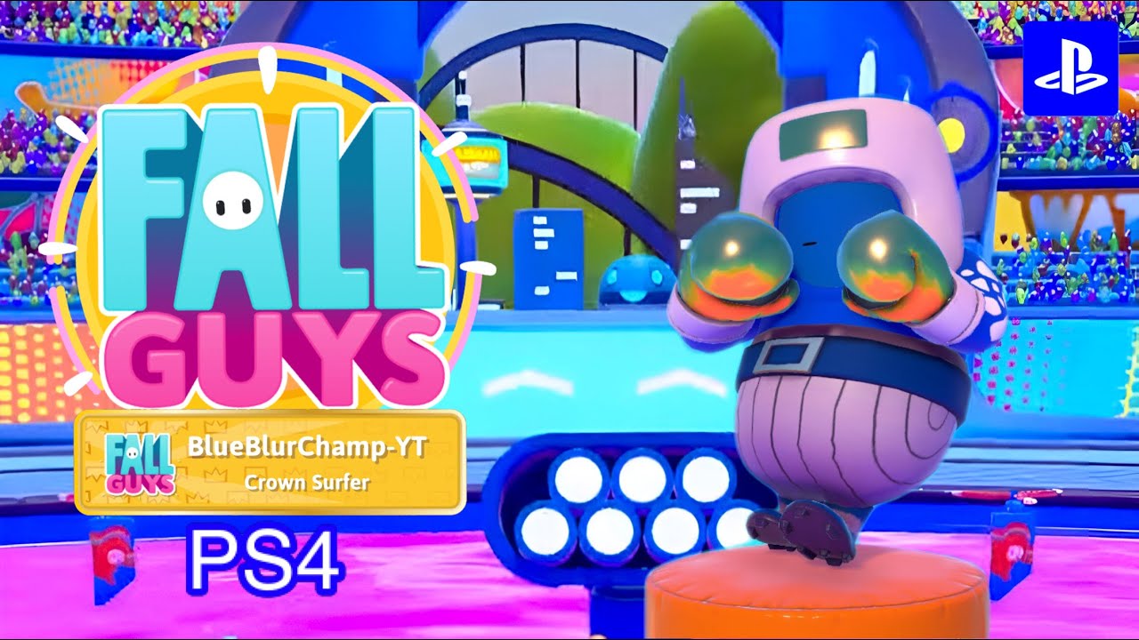 BlueBlurChamp's Fall Guys: Going Back Play On PS4#6 - YouTube