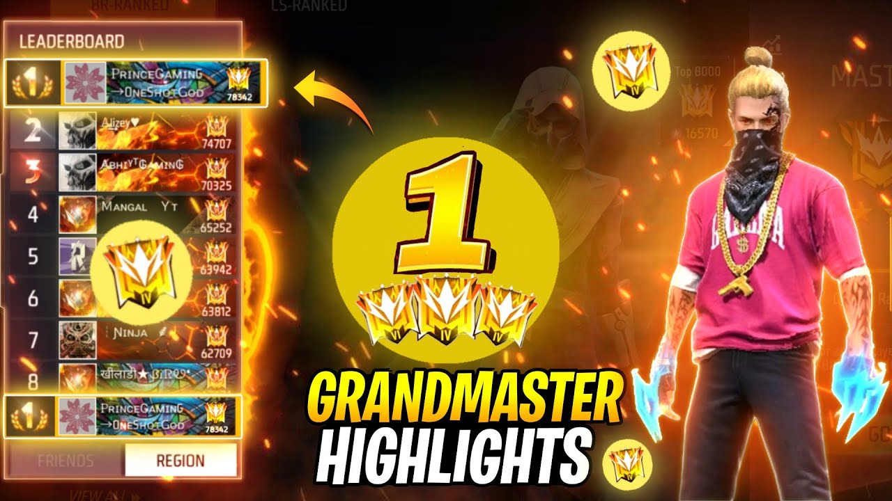 Grandmaster Highlights Free Fire | Road To Grandmaster In Season 32 ...
