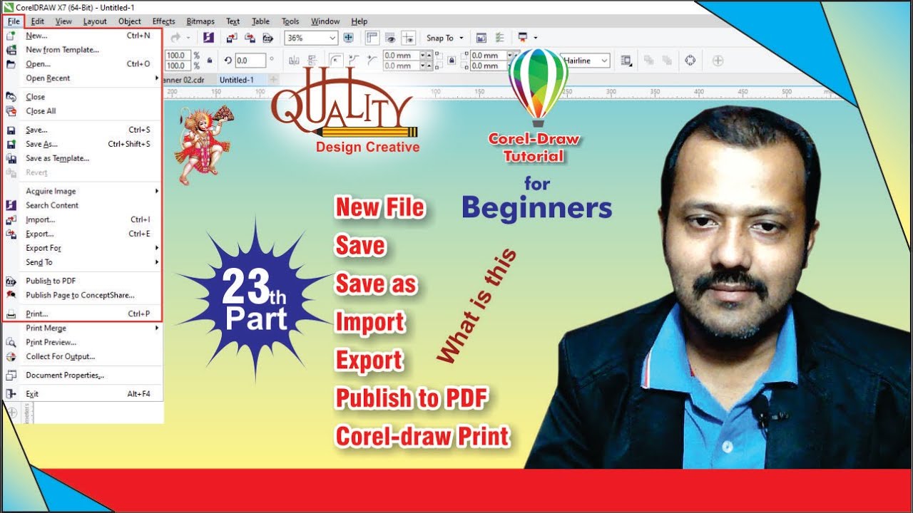 qualitydesigncreative What Is File Menu In Corel draw File Save Import Export Pdf Print qualitydesigncreative What Is File Menu In Corel draw File Save Import Export Pdf Print