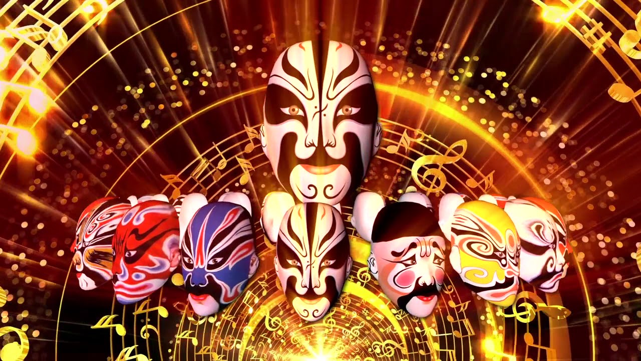 Free Download backstage design, Peking Opera mask - YouTube