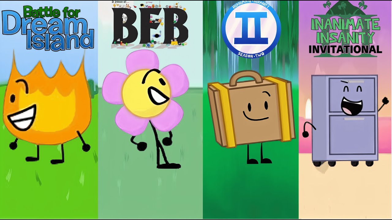 WINNERS from 5 BFDI Seasons - YouTube