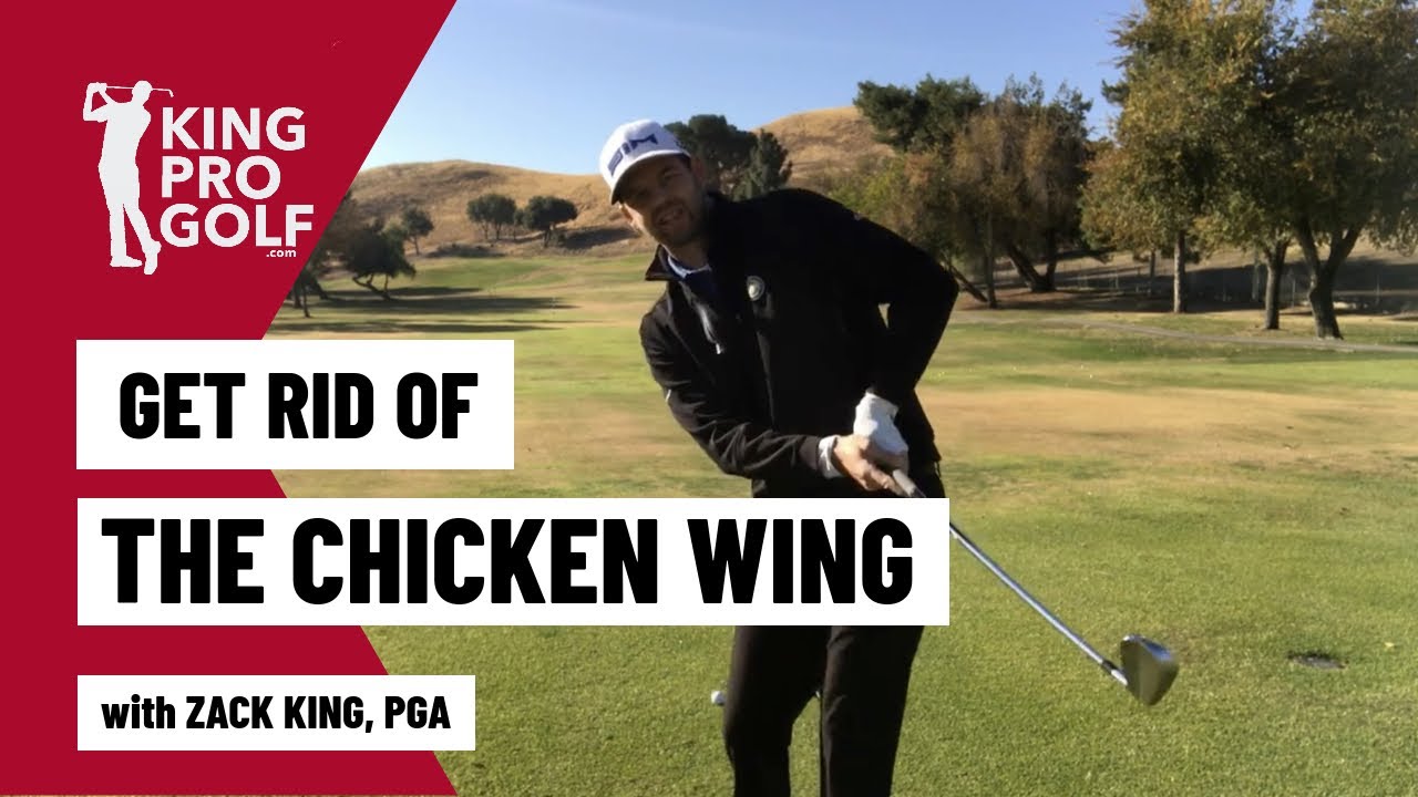 How to FIX the CHICKEN WING | Golf Instruction | King Pro Golf Coaching ...