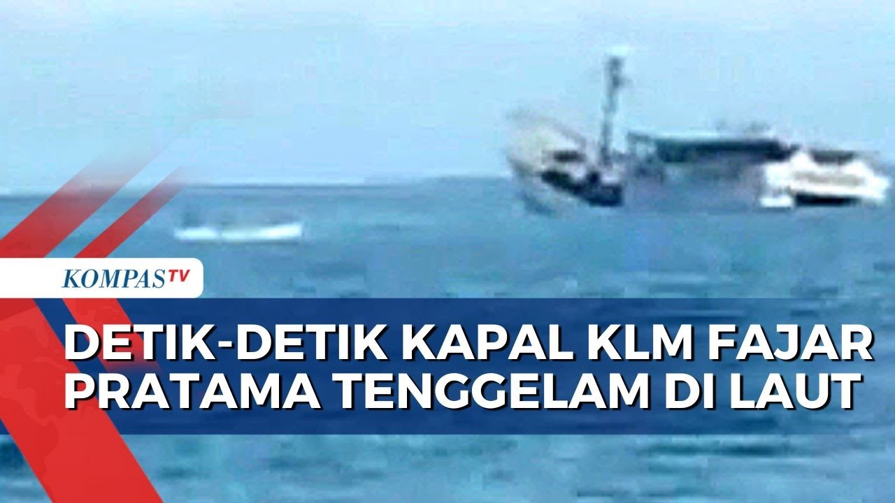 Kapal KLM Fajar Pratama Tenggelam di Laut Mamuju, Begini Kondisi ...