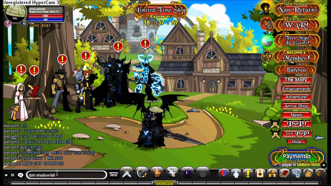 AQW-Getting Legion Titan - YouTube