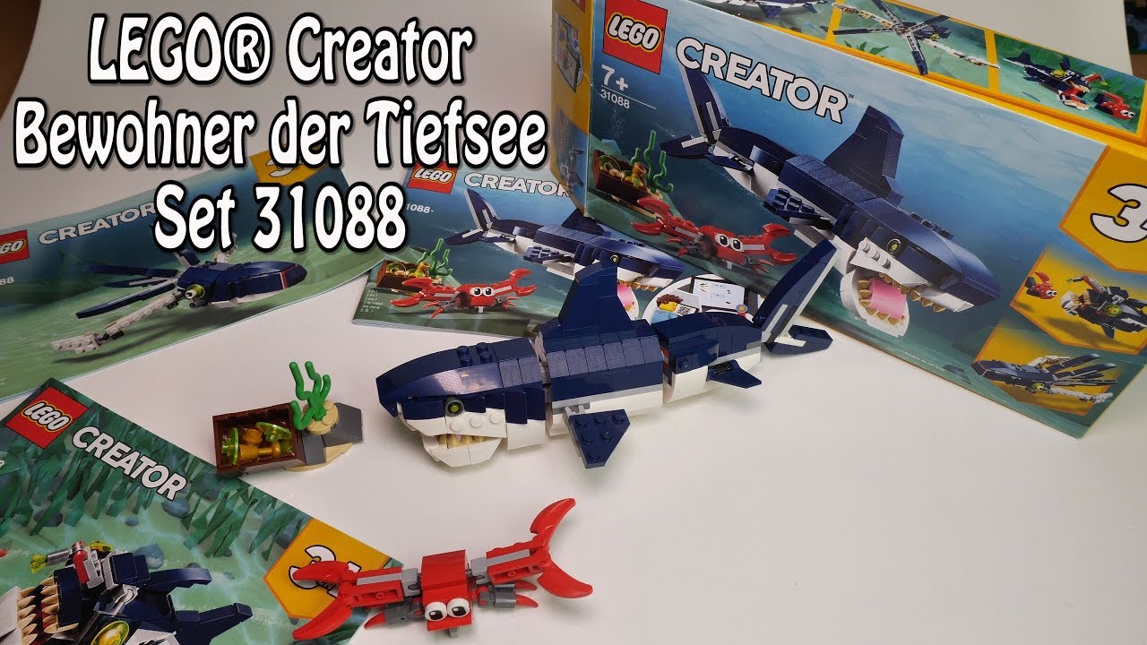 Bestes LEGO-Set des Jahres? Set 31088: Bewohner der Tiefsee - YouTube