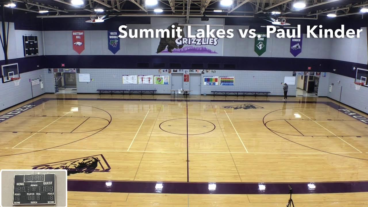 Paul Kinder Middle School Boys Basketball vs. Summit Lakes - YouTube