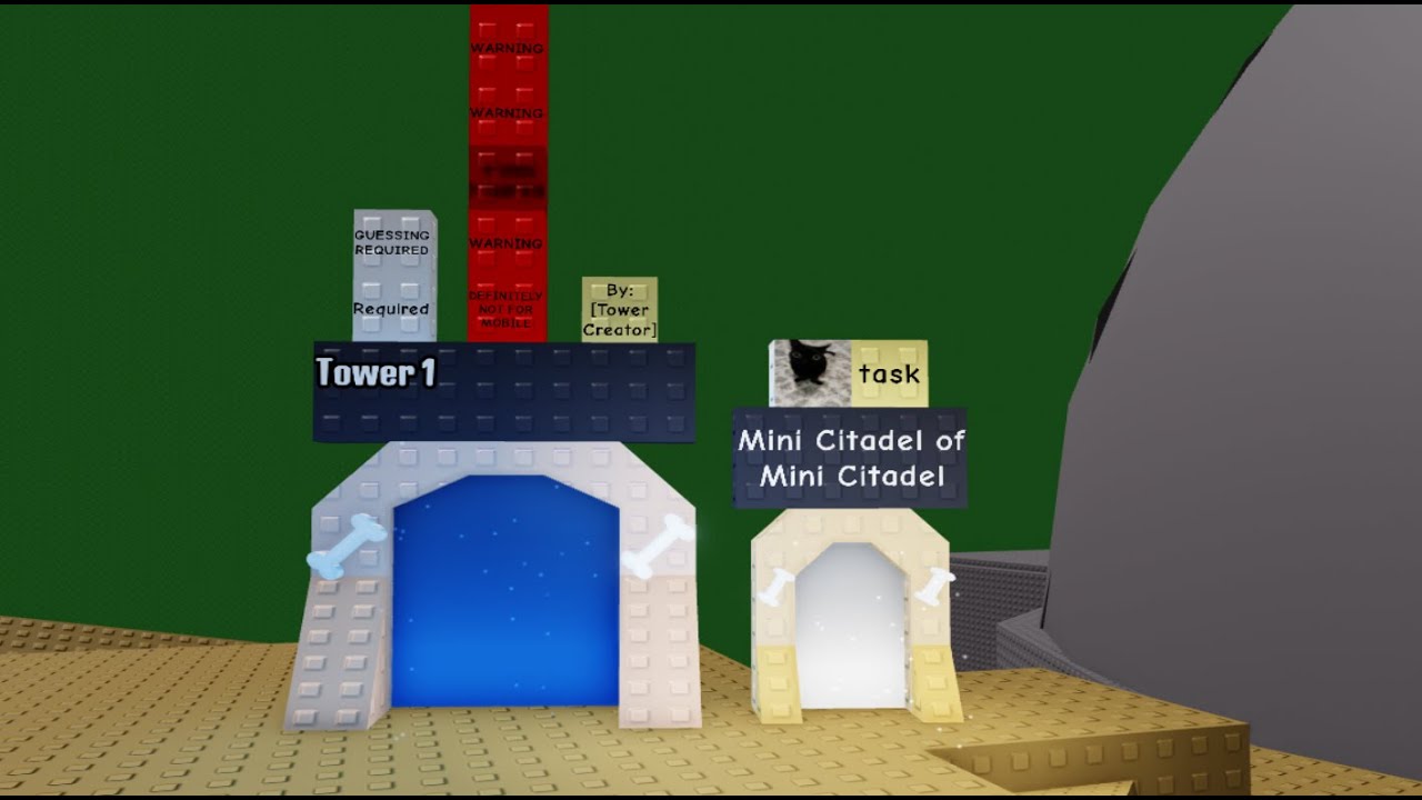 Mini Citadel of Mini Citadel, Tower 1 진입 방법 - [ JToH Guide ] - YouTube