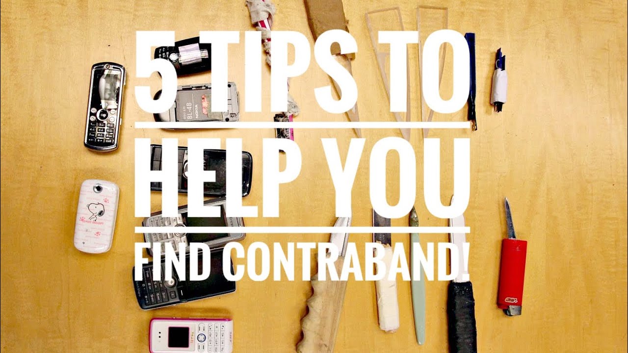 Here are five tips that will help you find jail or prison contraband ...