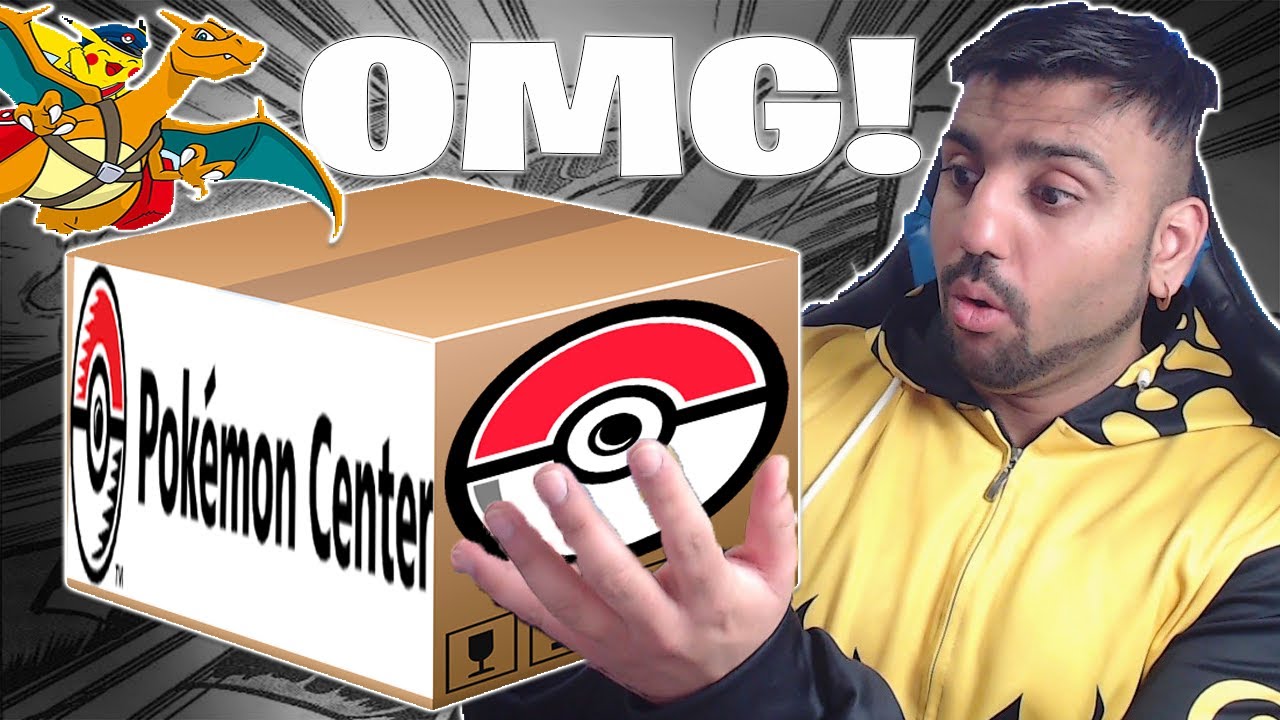 We Got a Package From The Pokémon Center ( Special Cards Inside ) - YouTube