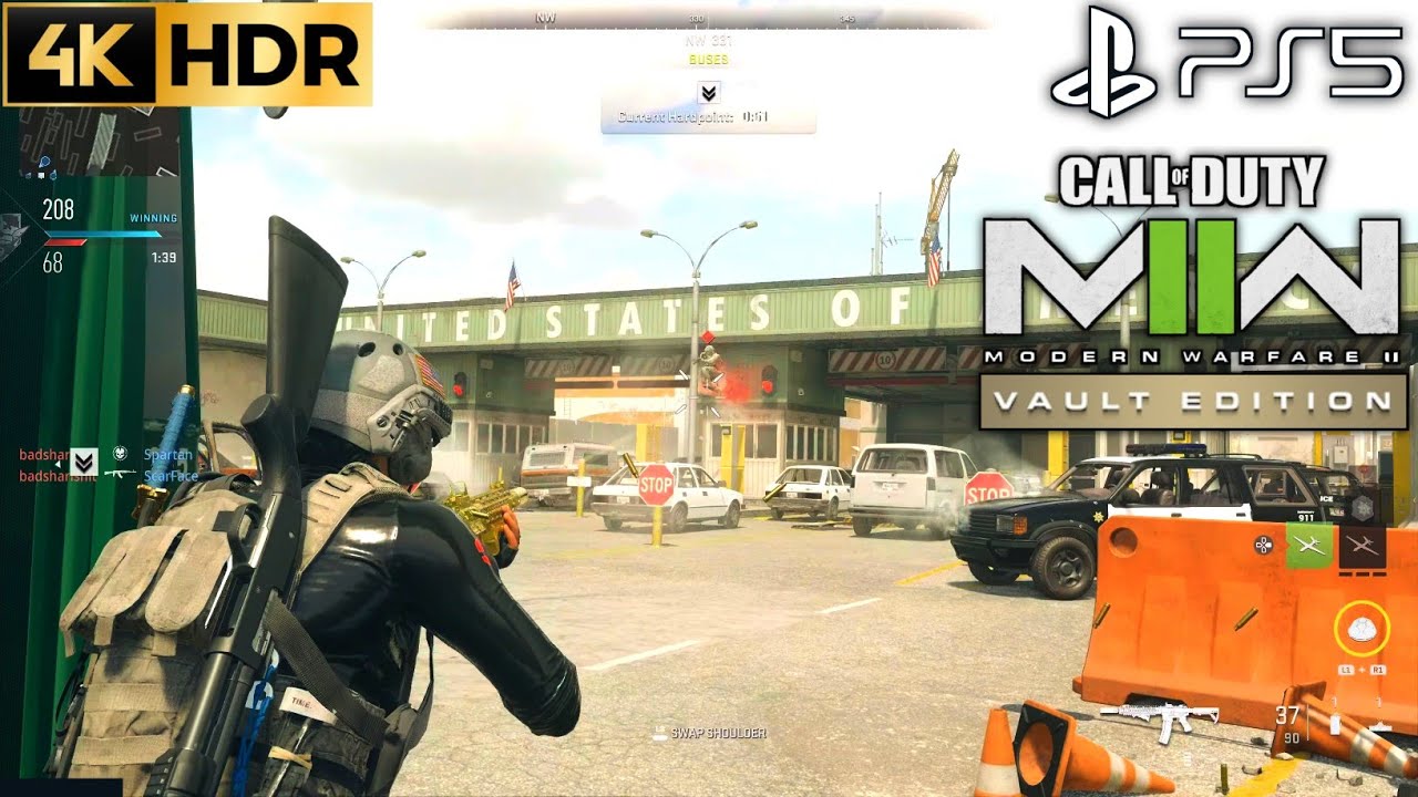 PS5 MW2 Vault Edition 3rd Person Gameplay | Modern Warfare 2 3rd Person ...