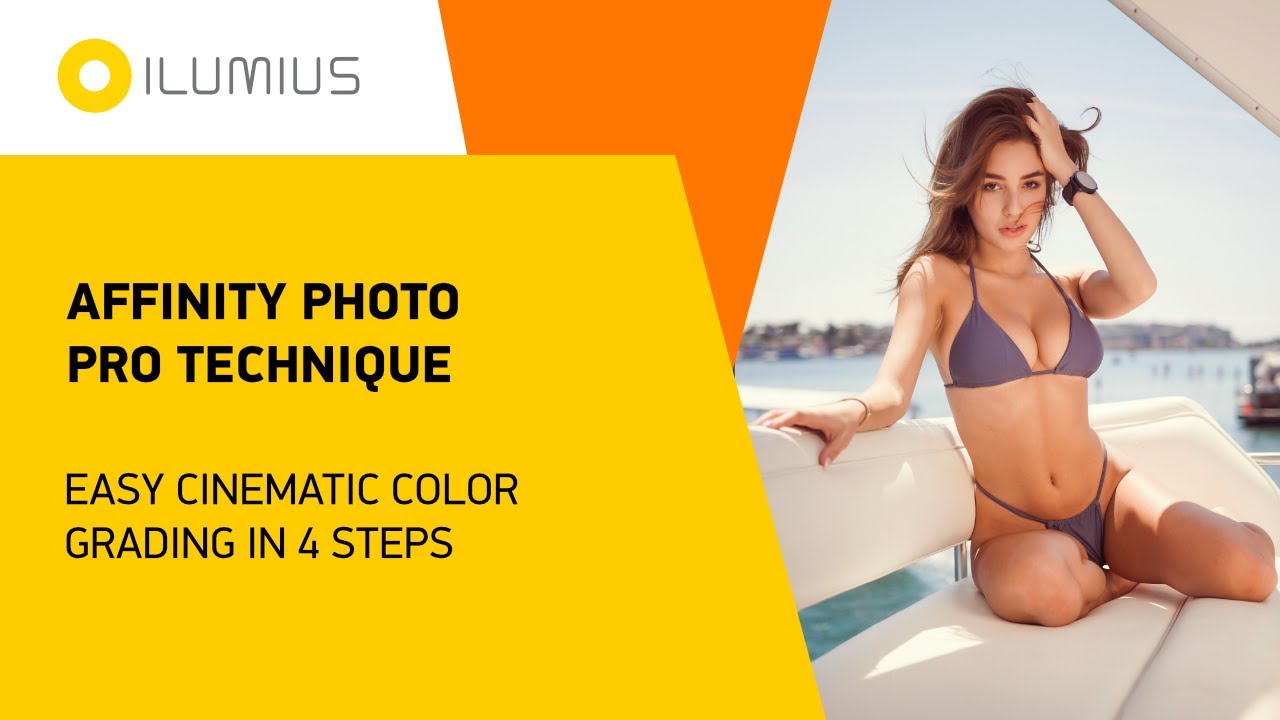 FREE AFFINITY PHOTO TUTORIAL: EASY CINEMATIC COLOR GRADING IN 4 STEPS - YouTube