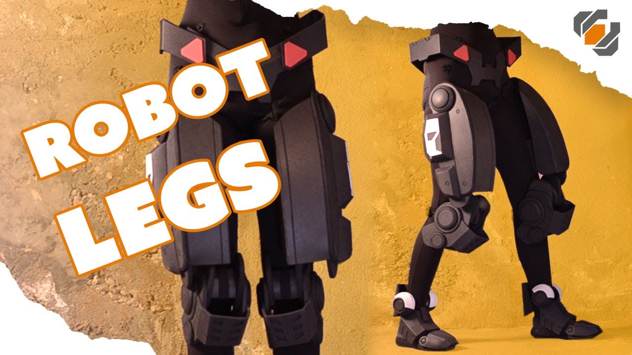 EVA Foam Robot Legs - Destiny Sweeper Bot Build - YouTube