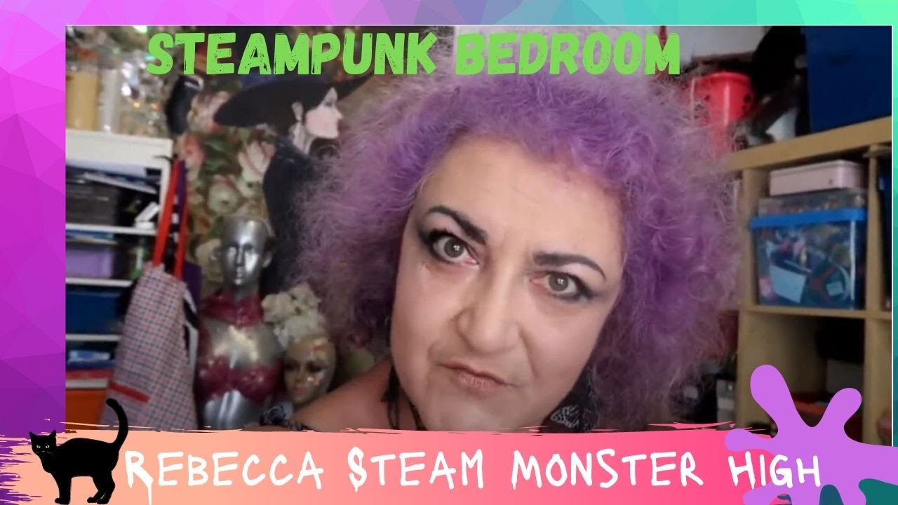 Rebecca Steams Steampunk Bedroom - YouTube