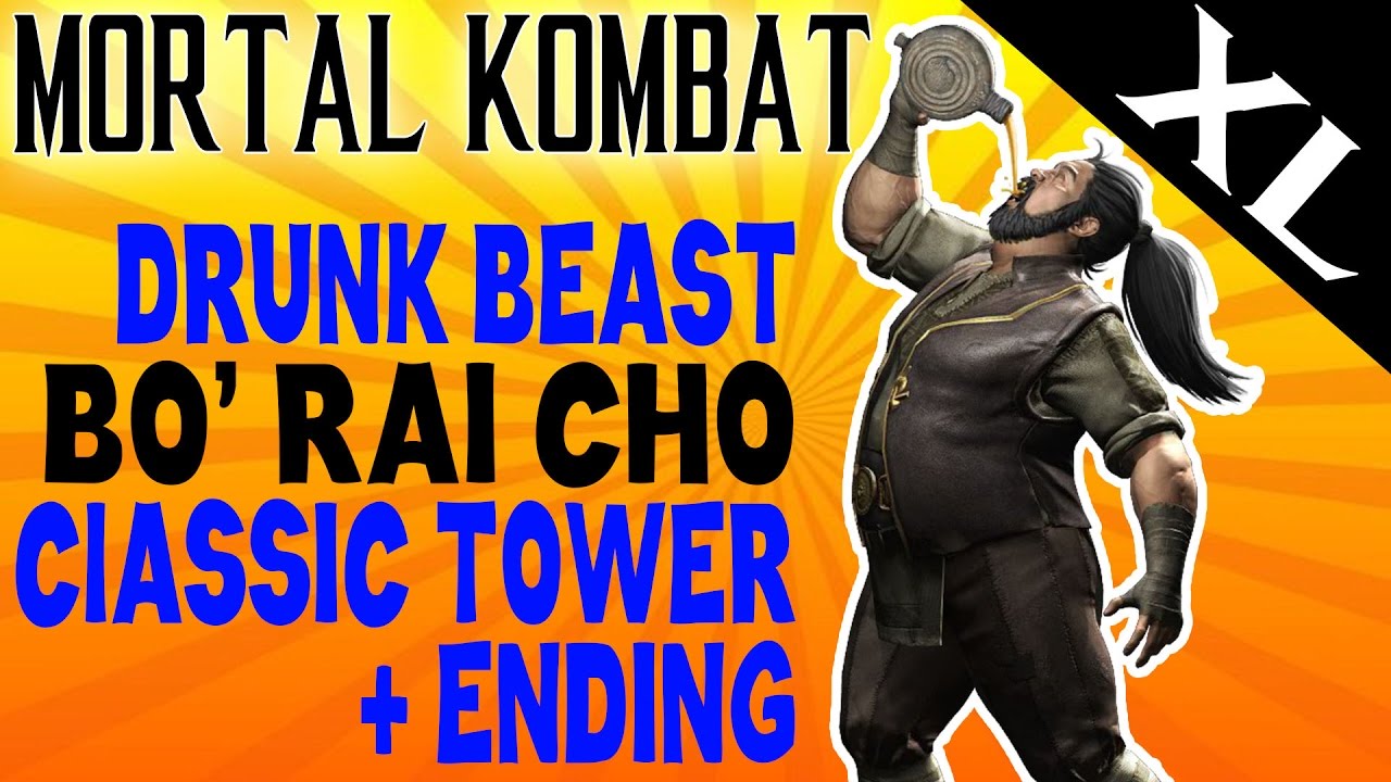 MK XL. Drunken Master Bo' Rai Cho Klassic Tower and story ending! (Full ...