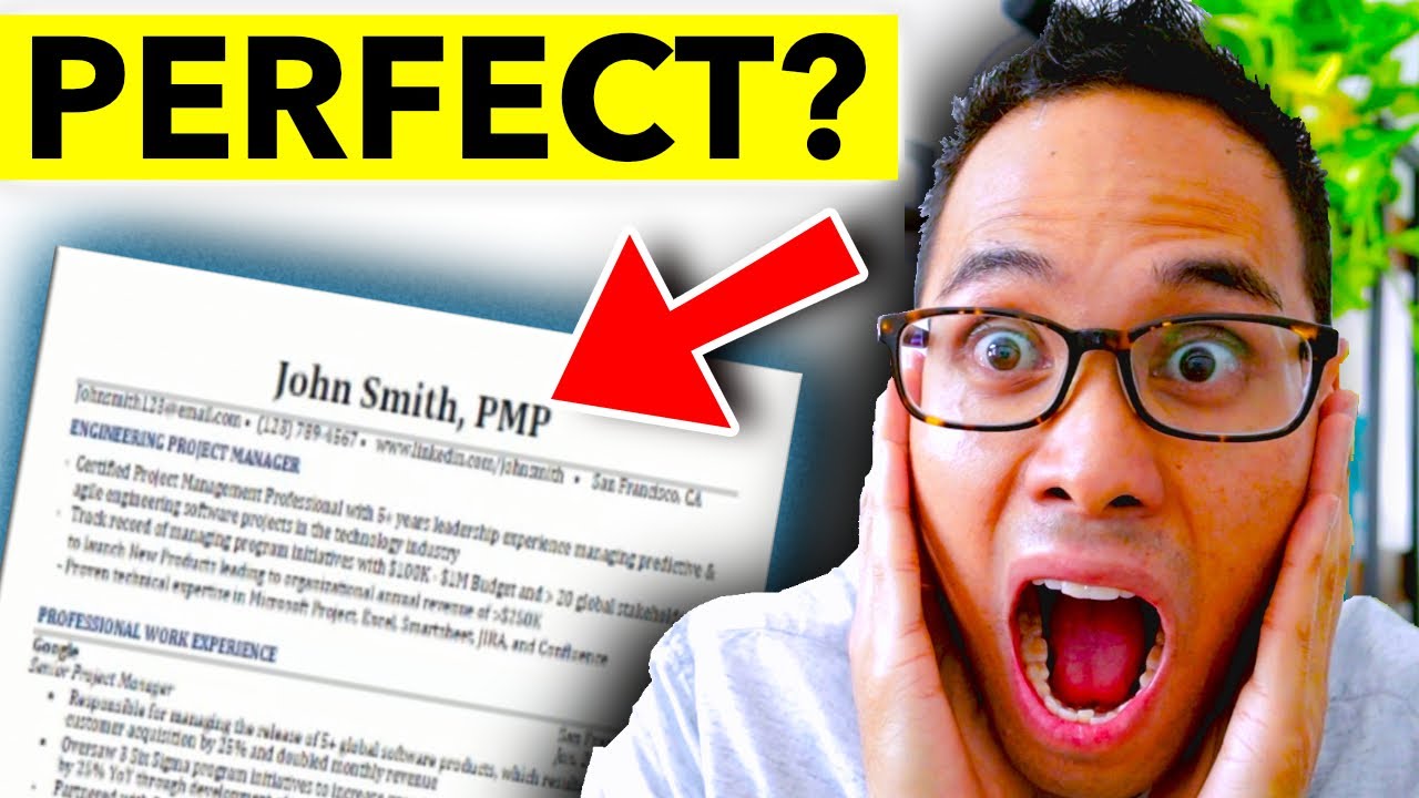 The Resume That Got Me My First Project Manager Job - YouTube