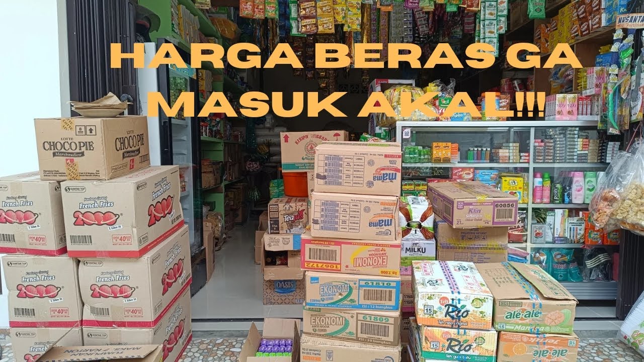 HARGA BERAS SEKARANG.... YANG DAGANG PUSING YANG BELIPUN JUGA PUSING😇 - YouTube