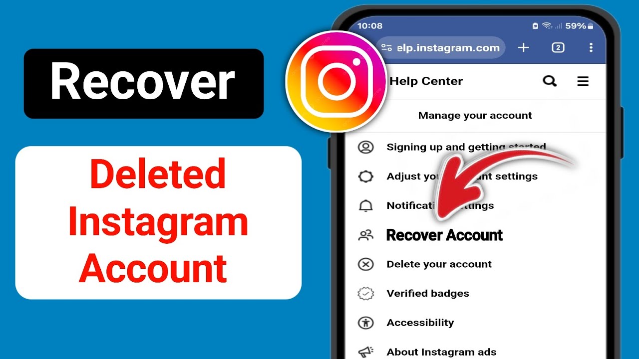 Permanently Deleted Instagram Account Recovery | How To Recover Deleted ...