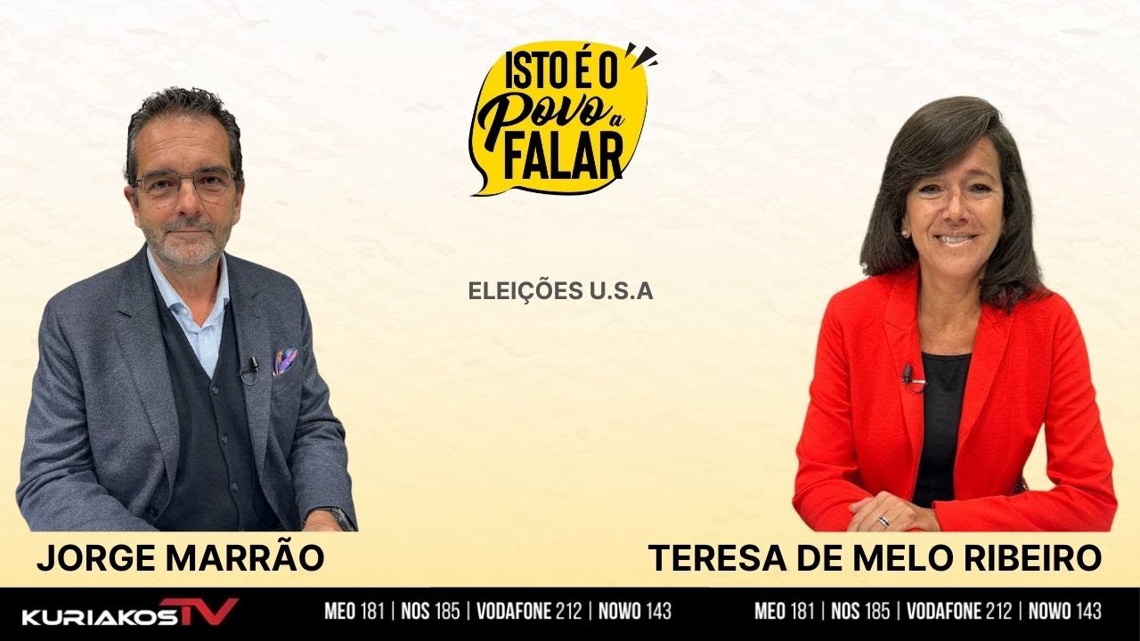 Jorge Marrão e Teresa de Melo Ribeiro - América a Votos - YouTube