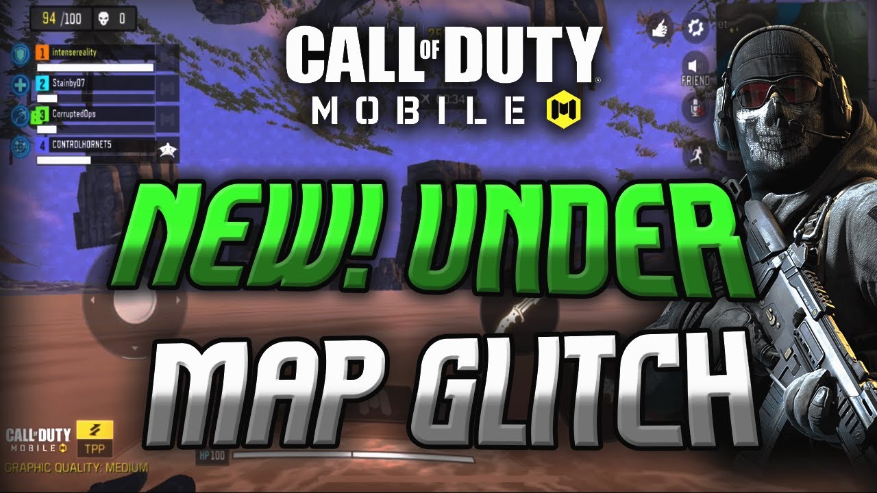 Call of Duty Mobile: NEW CRAZY SIMPLE UNDER BATTLE ROYALE MAP GLITCH (CODM Season 8 BR Glitches ...