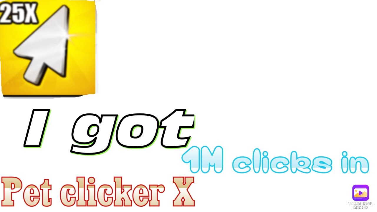I got 1M clicks in pet clicker X - YouTube