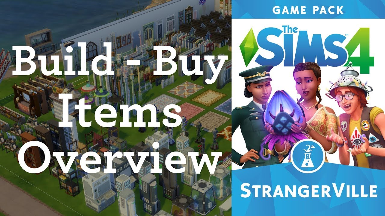What is in StrangerVille - A Build-Buy Item Overview - YouTube