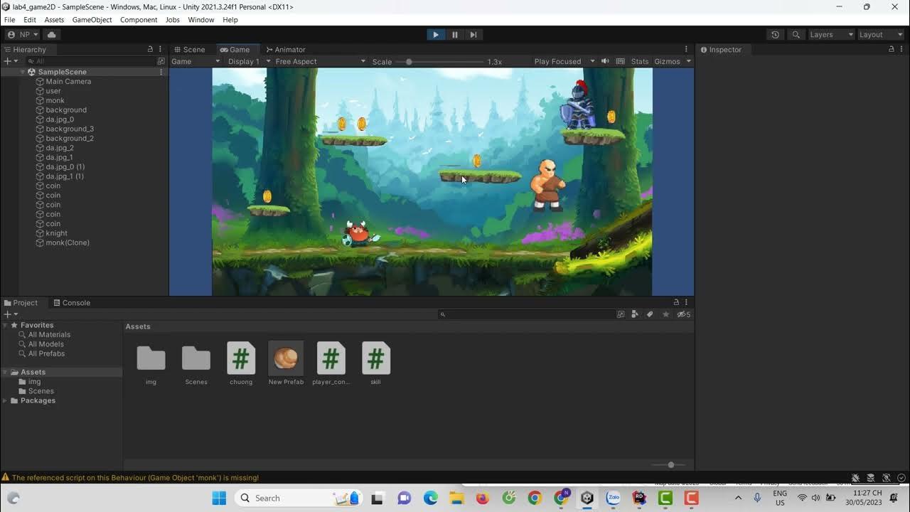 Lab5 game2D - YouTube