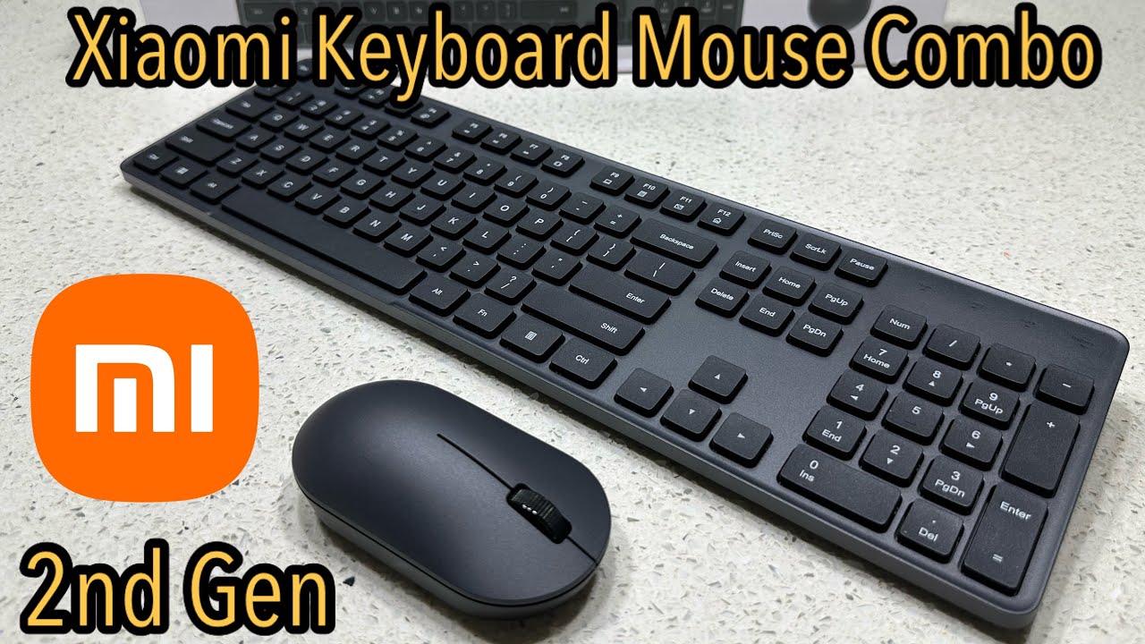 Review and Unbox Xiaomi Keyboard & Mouse Combo 2nd Gen - YouTube